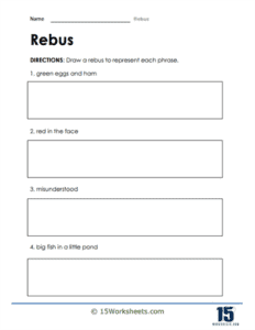 Rebus Worksheets - 15 Worksheets.com