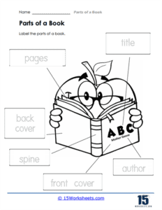 Parts of a Book Worksheets - 15 Worksheets.com