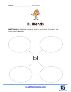 BL Blends Worksheets - 15 Worksheets.com