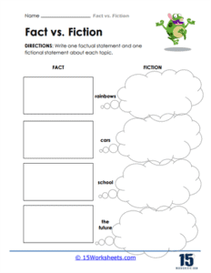Fact or Fiction Worksheets - 15 Worksheets.com