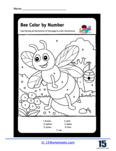 Color By Number Worksheets - 15 Worksheets.com