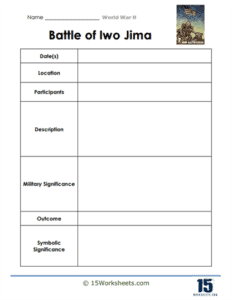 World War 2 Worksheets | Allied vs Axis Collection - 15 Worksheets.com