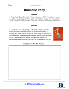 Dramatic Irony Worksheets - 15 Worksheets.com