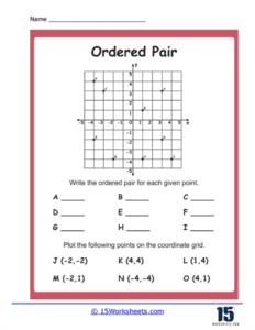 Ordered Pairs Worksheets | Graphing Collection - 15 Worksheets.com