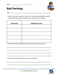 Red Herring Worksheets - 15 Worksheets.com