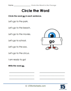 Circle the Word Worksheets - 15 Worksheets.com