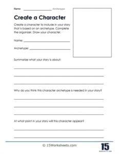 Archetype Worksheets | Literary Device - 15 Worksheets.com
