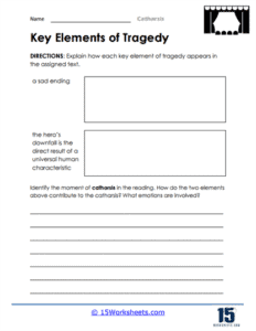 Catharsis Worksheets - 15 Worksheets.com