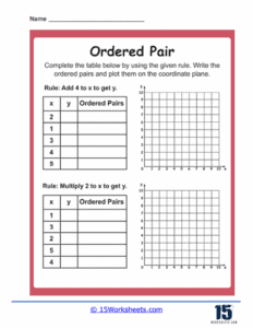 Ordered Pairs Worksheets | Graphing Collection - 15 Worksheets.com