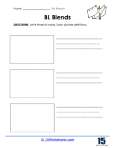 BL Blends Worksheets - 15 Worksheets.com