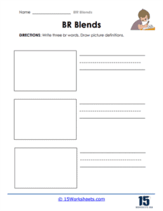 BR Blends Worksheets - 15 Worksheets.com