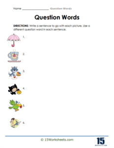Question Words Worksheets | Usage & Formation Practice - 15 Worksheets.com