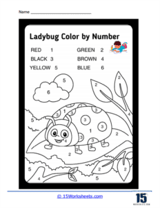 Color By Number Worksheets - 15 Worksheets.com