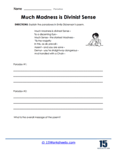 Paradox Worksheets - 15 Worksheets.com