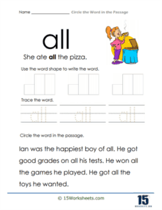 Circle the Word Worksheets - 15 Worksheets.com