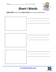 Short and Long I Worksheets | Sound Practice - 15 Worksheets.com