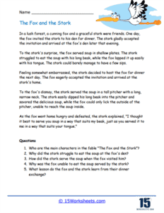 Fable Comprehension Worksheets | Character, Plot & Morals - 15 ...