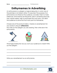 Enthymeme Worksheets - 15 Worksheets.com
