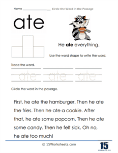 Circle the Word Worksheets - 15 Worksheets.com