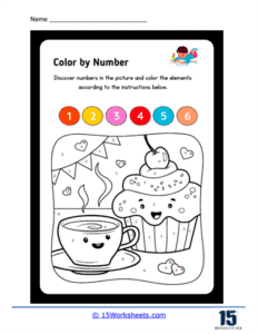 Color By Number Worksheets - 15 Worksheets.com