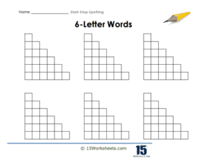 Stair Step Spelling Worksheets - 15 Worksheets.com