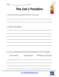 Paradox Worksheets - 15 Worksheets.com