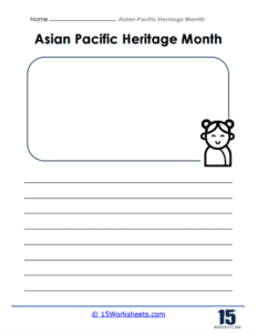 Asian Pacific Heritage Month Worksheets | Cultural Awareness - 15 ...