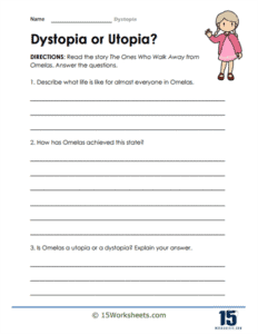 Dystopia Worksheets - 15 Worksheets.com