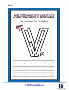 Letter Mazes Worksheets - 15 Worksheets.com