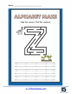 Letter Mazes Worksheets - 15 Worksheets.com
