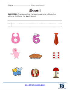 Short and Long I Worksheets | Sound Practice - 15 Worksheets.com