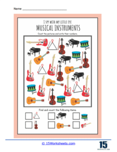 I Spy Worksheets - 15 Worksheets.com