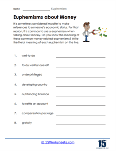 Euphemism Worksheets - 15 Worksheets.com
