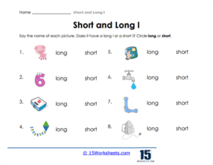 Short and Long I Worksheets | Sound Practice - 15 Worksheets.com
