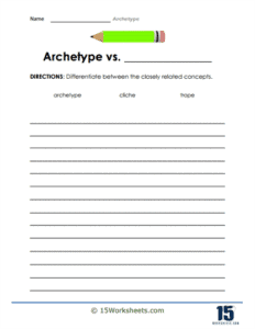 Archetype Worksheets | Literary Device - 15 Worksheets.com