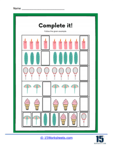 Visual Discrimination Worksheets | Spot Differences - 15 Worksheets.com