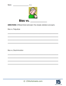 Bias Worksheets - 15 Worksheets.com