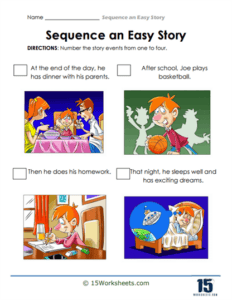Story Sequencing Worksheets - 15 Worksheets.com