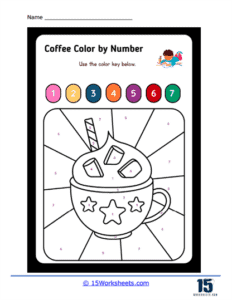 Color By Number Worksheets - 15 Worksheets.com