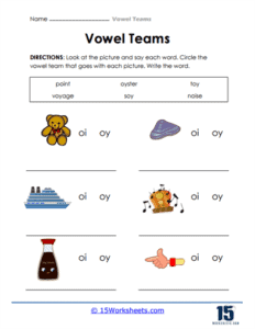 Vowel Teams Worksheets | Phonics Skills - 15 Worksheets.com
