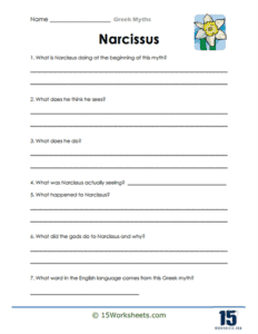Greek Myths Worksheets - 15 Worksheets.com