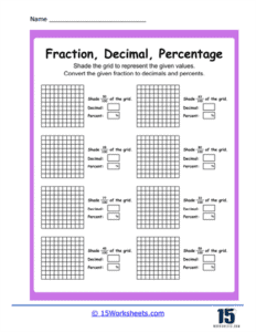 Converting Fractions Worksheets - 15 Worksheets.com