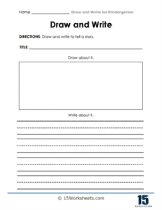 Draw and Write Worksheets - 15 Worksheets.com