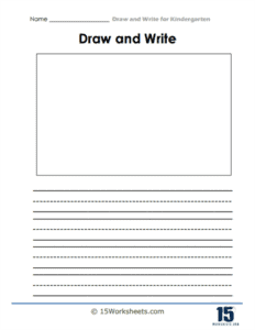Draw and Write Worksheets - 15 Worksheets.com