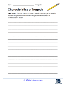 Tragedy Worksheets - 15 Worksheets.com