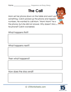 Story Sequencing Worksheets - 15 Worksheets.com