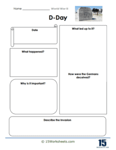 World War 2 Worksheets | Allied vs Axis Collection - 15 Worksheets.com