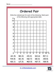 Ordered Pairs Worksheets | Graphing Collection - 15 Worksheets.com