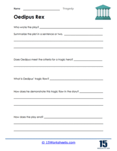 Tragedy Worksheets - 15 Worksheets.com