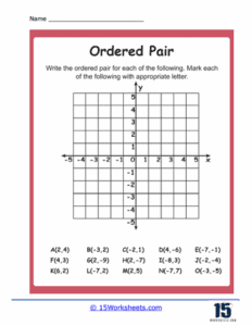Ordered Pairs Worksheets | Graphing Collection - 15 Worksheets.com